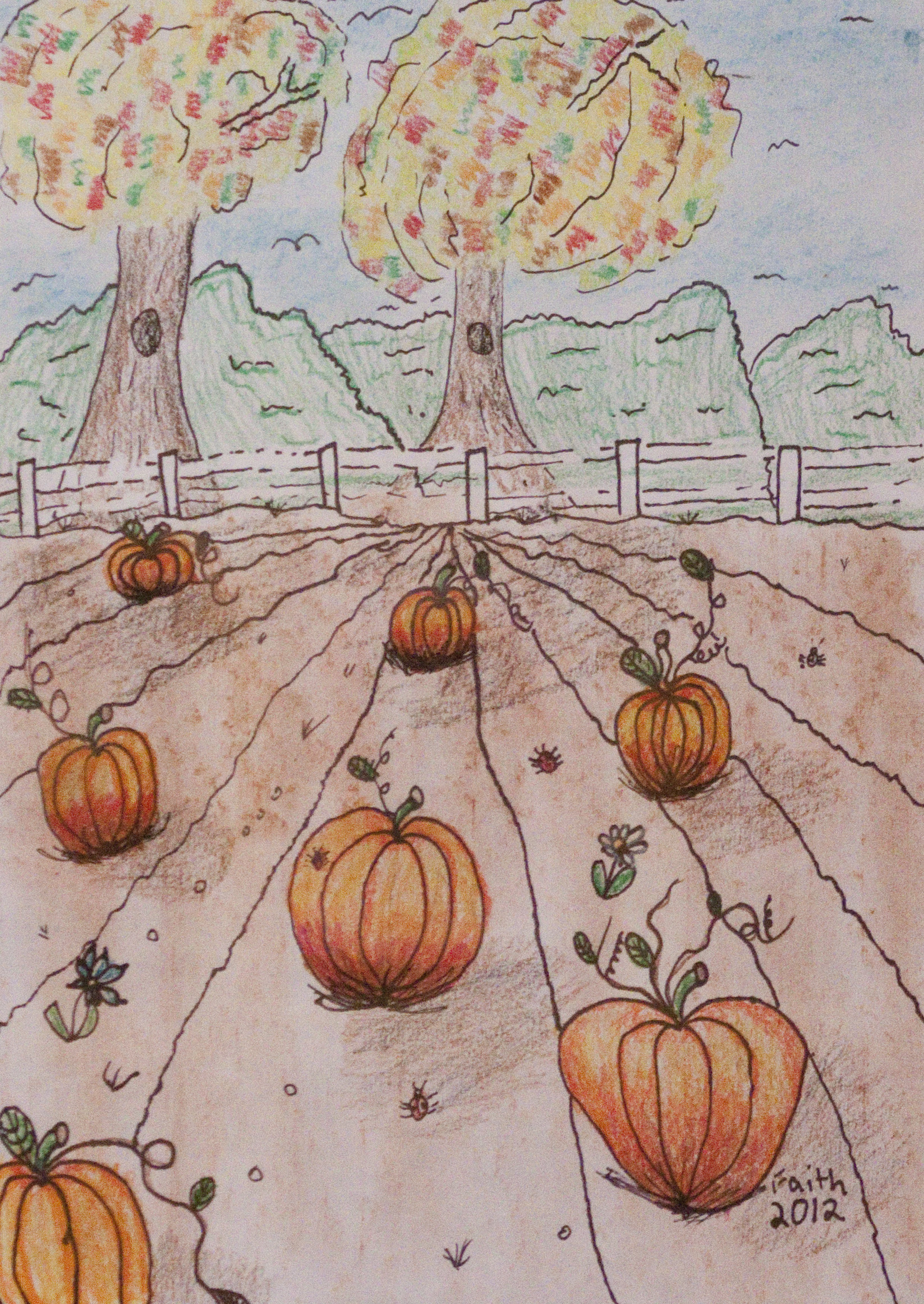 Faith_Jones-Grade_3-Pumpkin_Patch_Perspective_3433 - Dunedin Fine Art ...